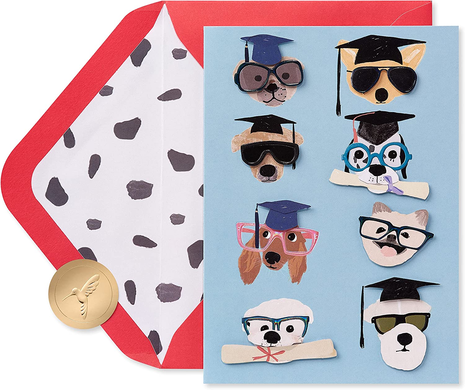 Papyrus Dog Graduation Card (Job Well Done) – Roby's Flowers & Gifts